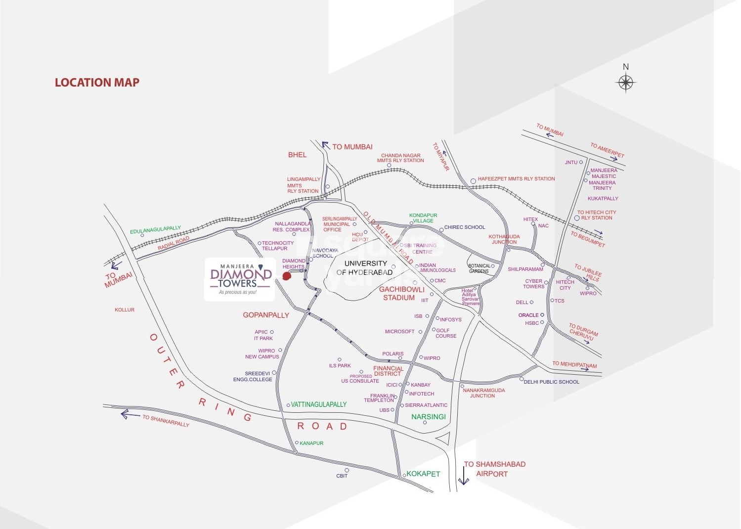 Manjeera Diamond Towers Photos - Gopanpally, Hyderabad