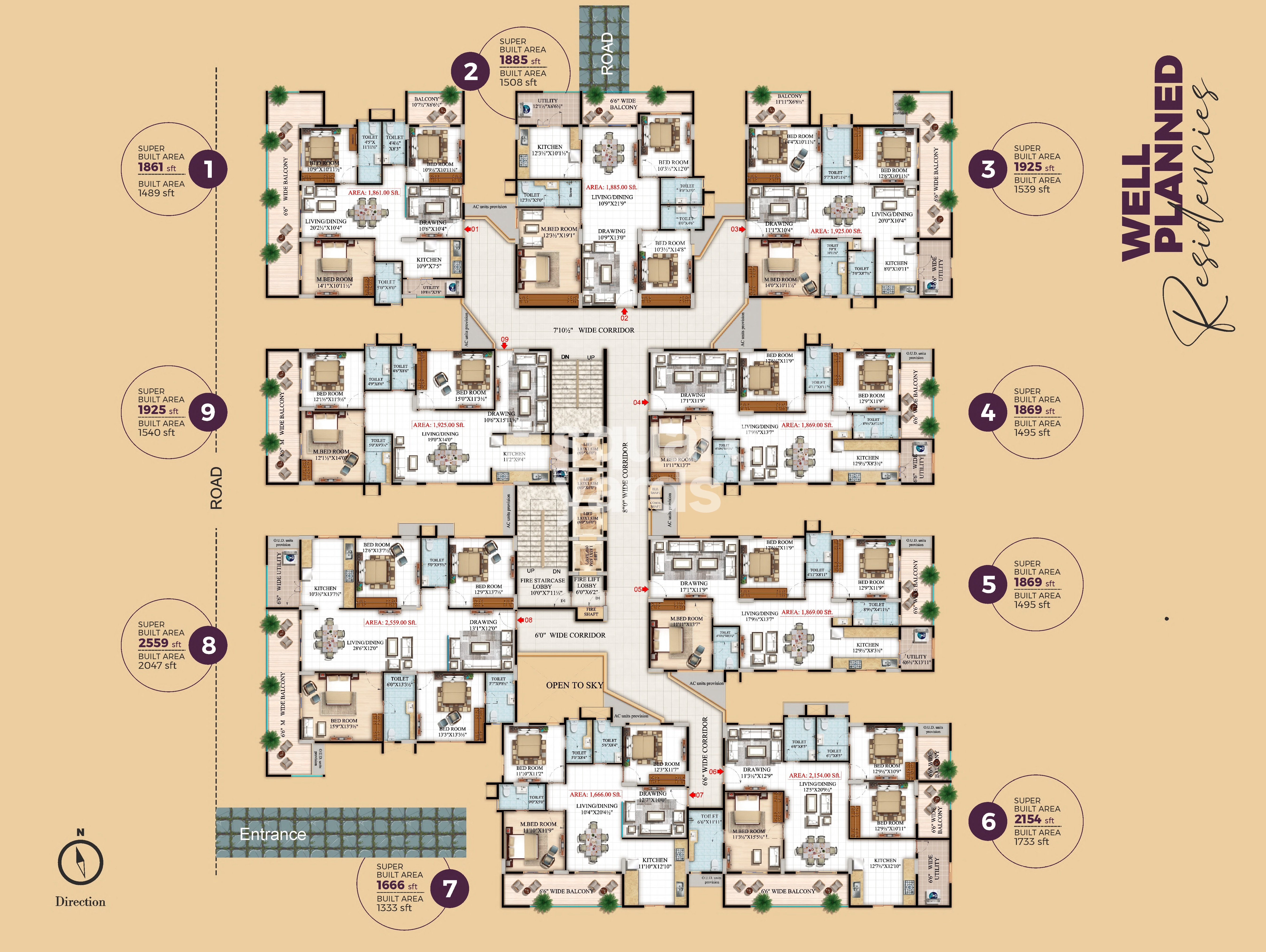 Maphar Decent Tower Mehdipatnam, Hyderabad - Price List, Project Info ...