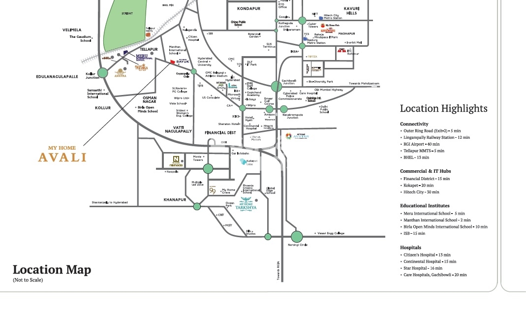 My Home Avali Tellapur Hyderabad | Price List, Floor Plan & RERA Details