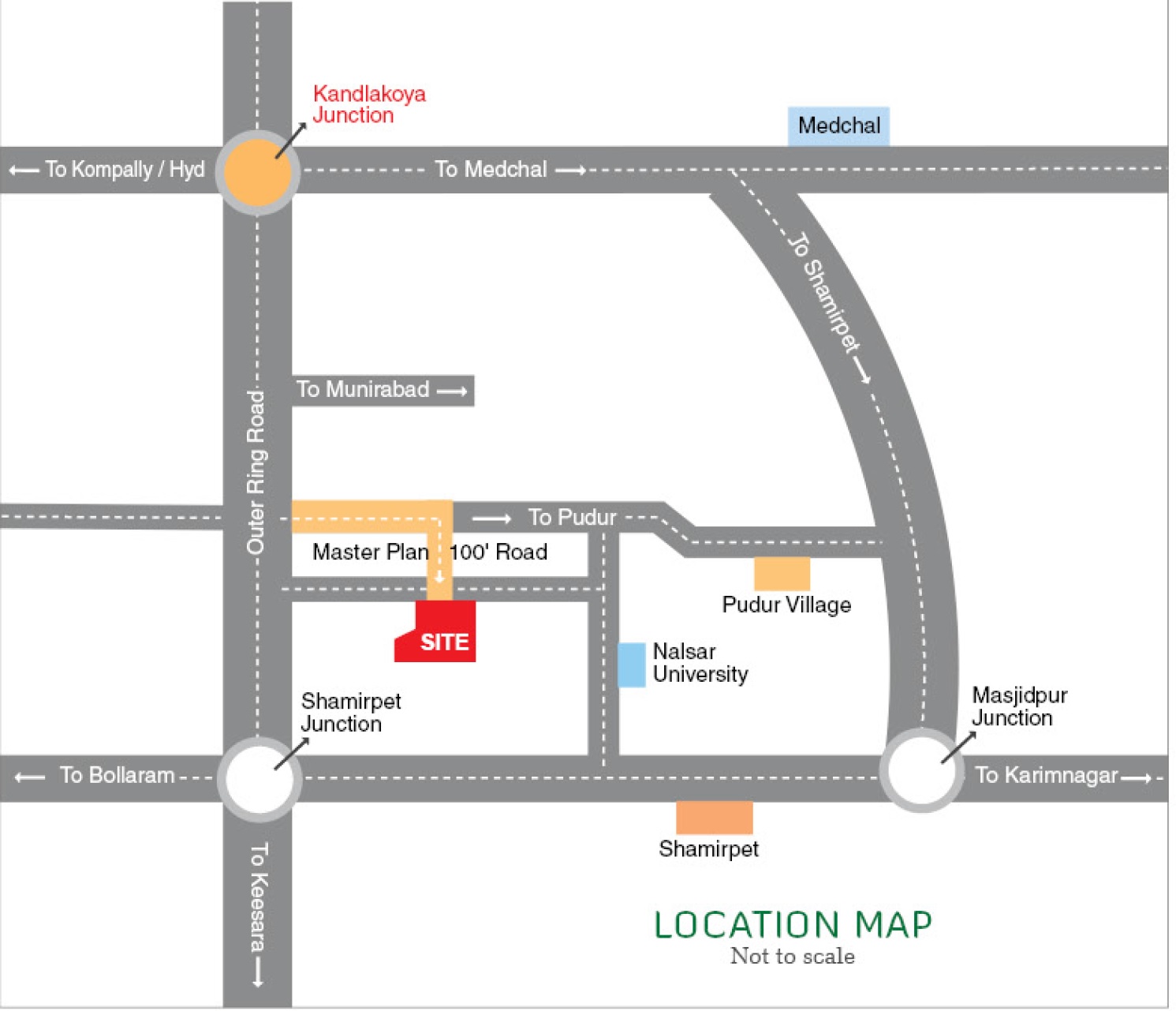 Newmark Green Orchid in Pudur, Hyderabad @ 29.97 Lac - Floor Plans ...