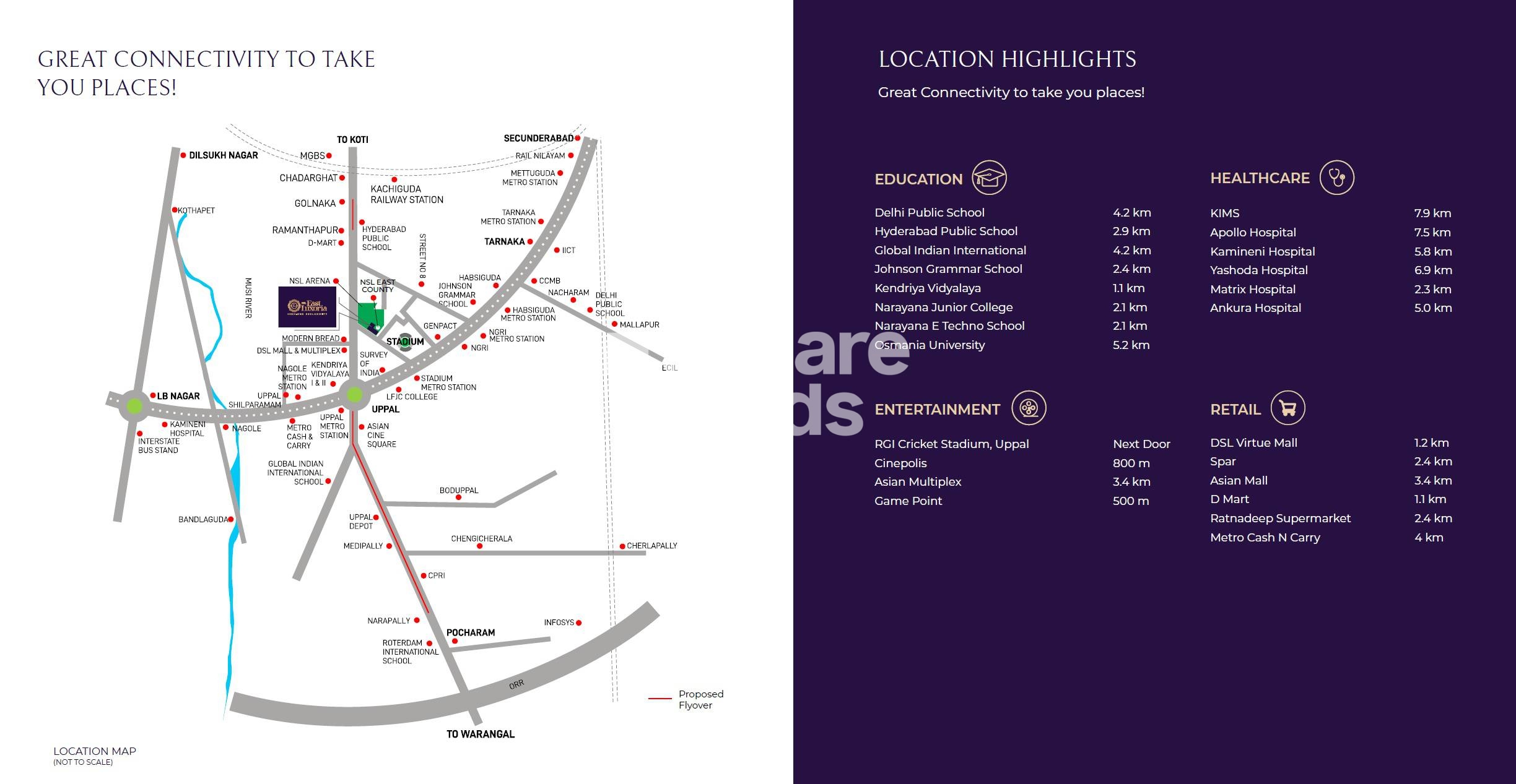 NSL East Luxoria in Uppal, Hyderabad @ 1.75 Cr - Floor Plans, Location ...