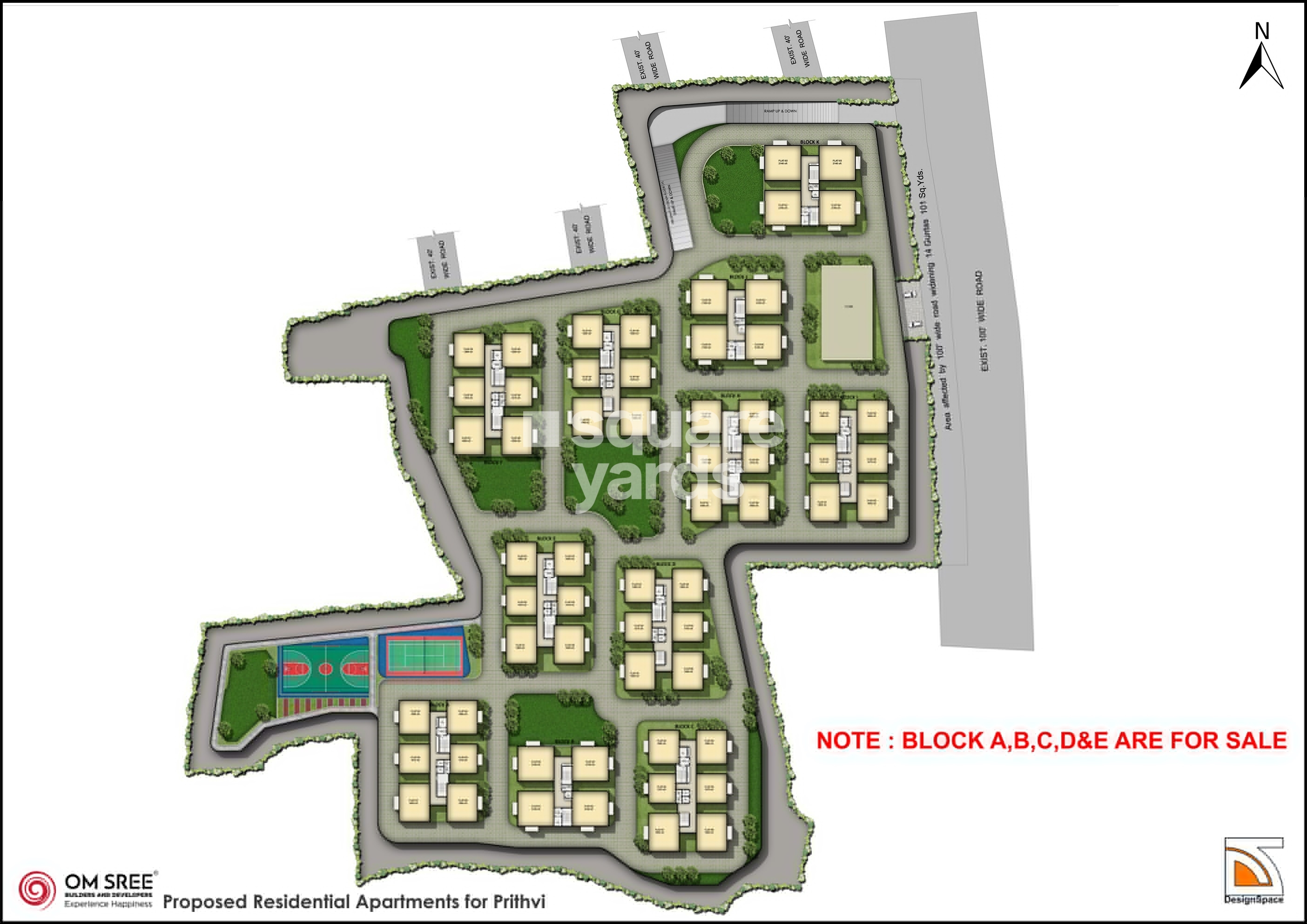 Om Sree Prithvi in Yapral, Hyderabad @ 89.80 Lac - Floor Plans ...