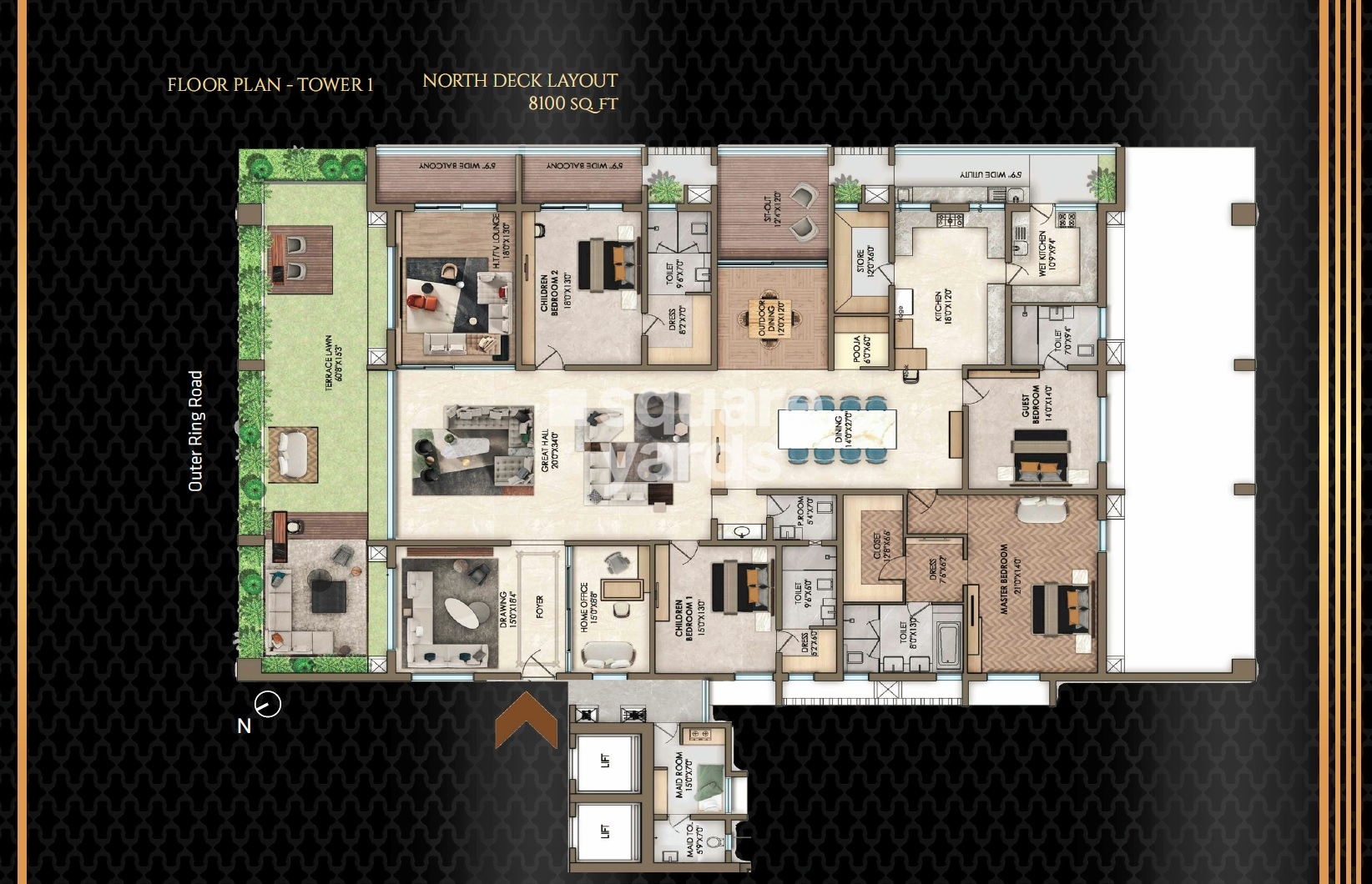 Poulomi Palazzo Kokapet Hyderabad | Price List, Floor Plan & RERA Details