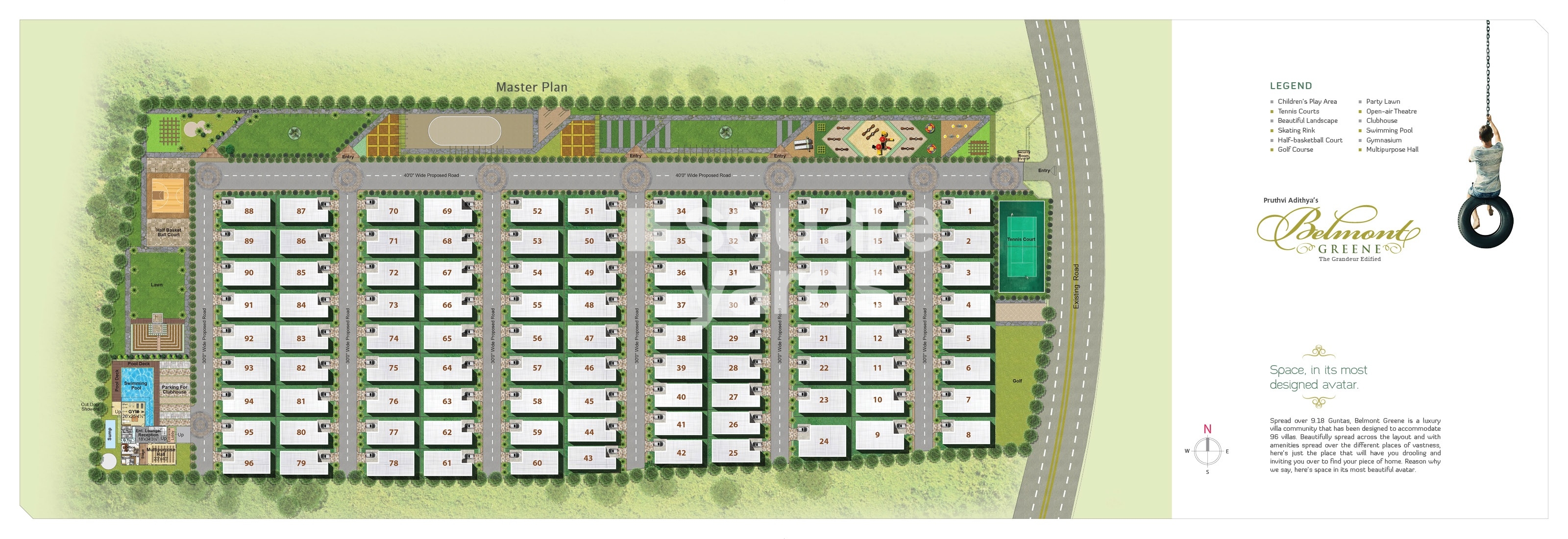 Pruthvi Adithya Belmont Greene Tellapur, Hyderabad - Price List ...