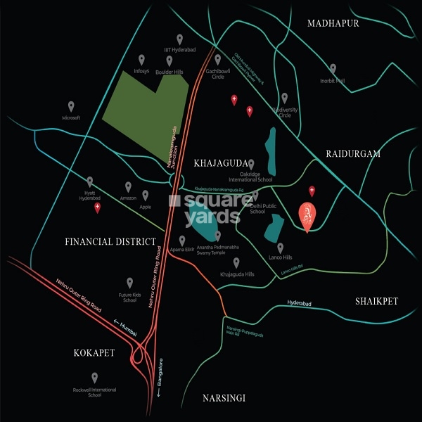 Quambiant Amaranthine Khajaguda Hyderabad | Price List, Floor Plan ...