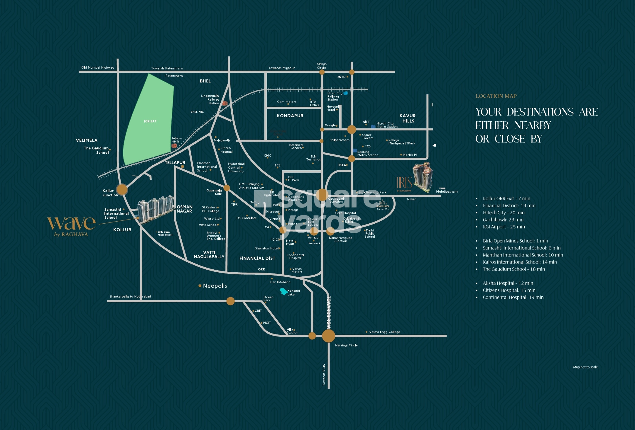 Raghava Wave in Tellapur, Hyderabad @ 1.20 Cr - Floor Plans, Location ...