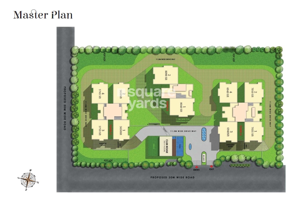 Rajapushpa Presidentia in Tellapur, Hyderabad @ 4.97 Cr - Floor Plans ...
