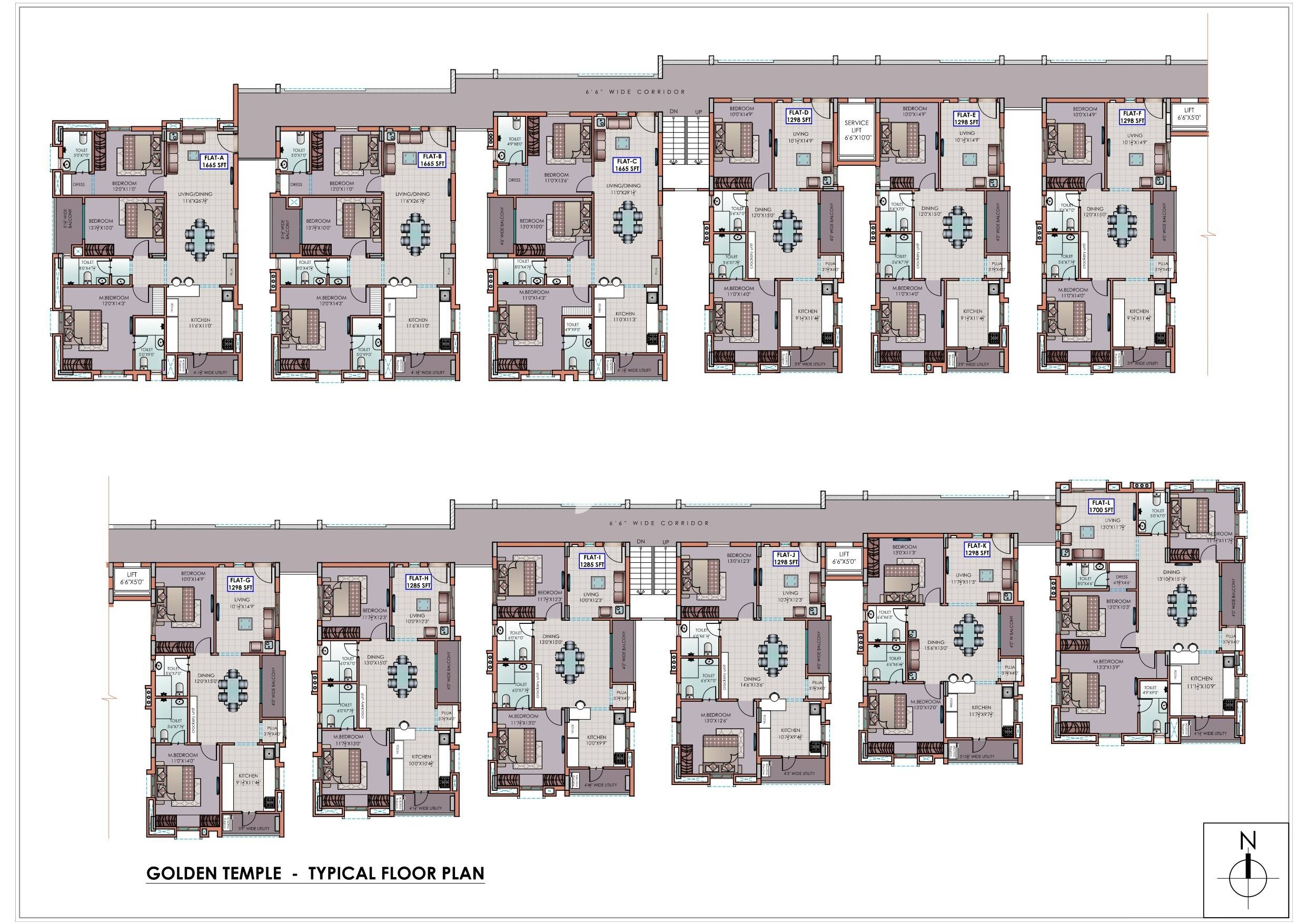 Riddhi Golden Nest in Manikonda, Hyderabad @ 80.95 Lac - Floor Plans ...