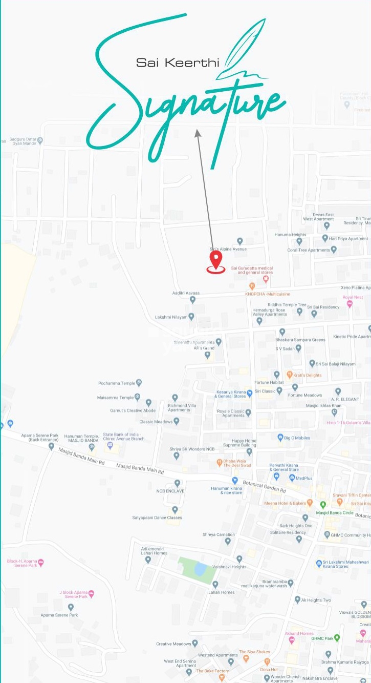 Sai Jyothi Keerthi Signature Kondapur, Hyderabad - Price List, Project ...