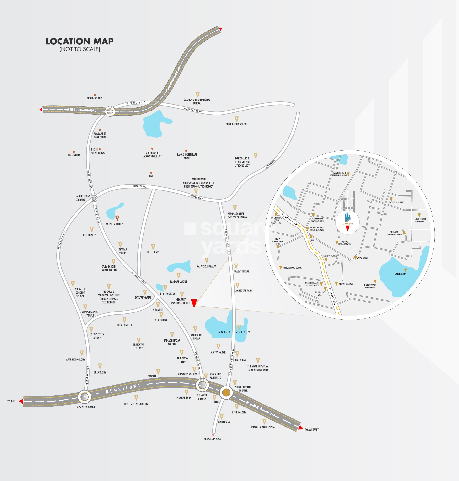 Shiva Lavista in Nizampet, Hyderabad @ 68.25 Lac - Floor Plans ...