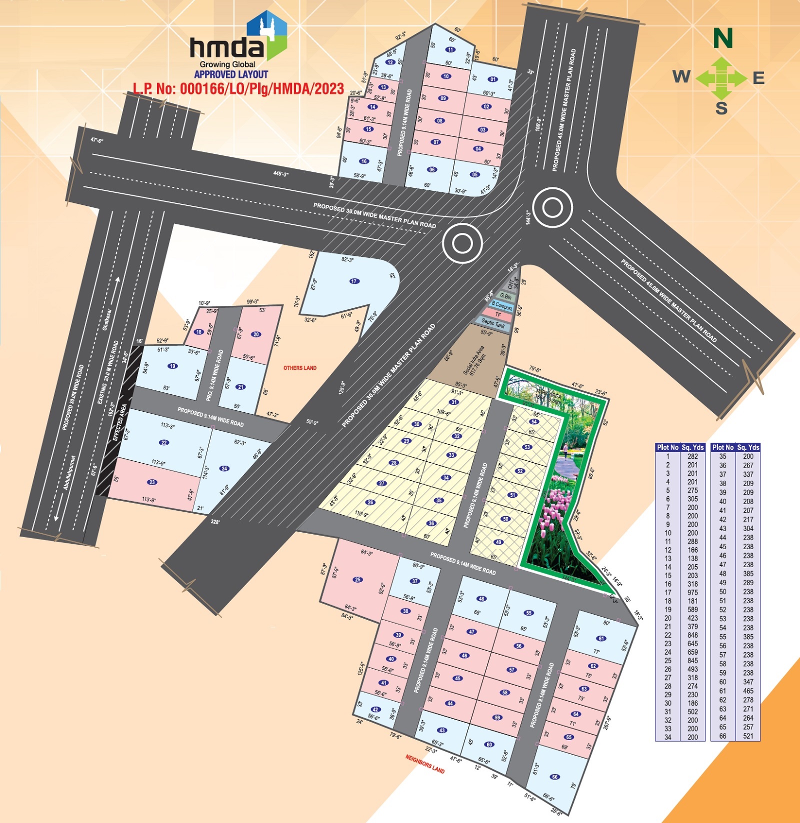Sri Eastern Meadows in Kawadipally, Hyderabad @ 34.49 Lac - Floor Plans ...