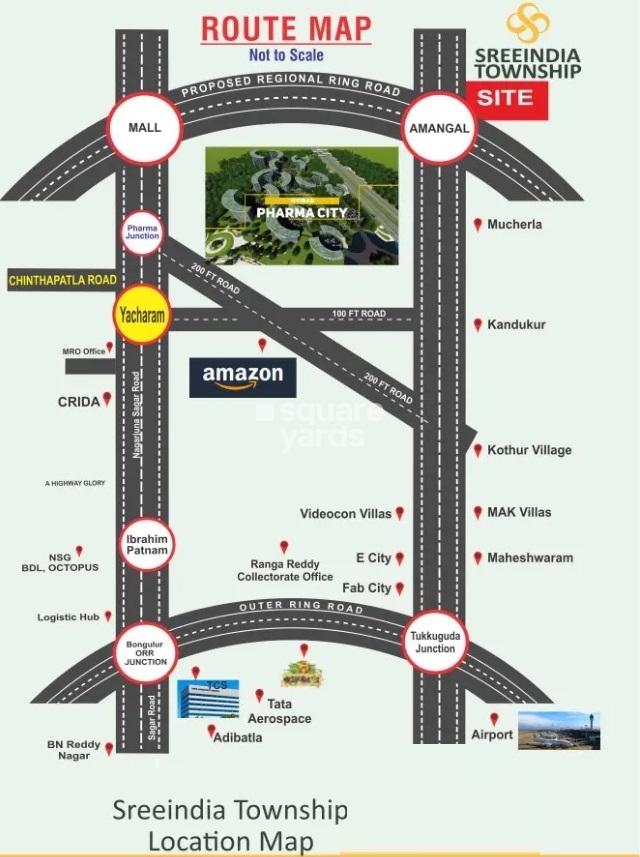 Sri India Township in Ranga Reddy, Hyderabad @ 29.32 Lac - Floor Plans ...
