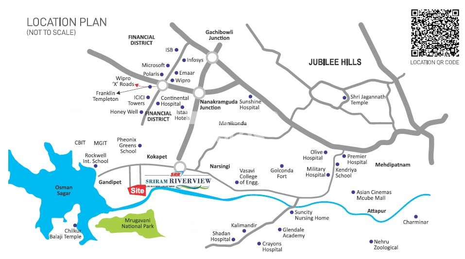 SRR Sriram River View in Narsingi, Hyderabad @ 1.55 Cr - Floor Plans ...