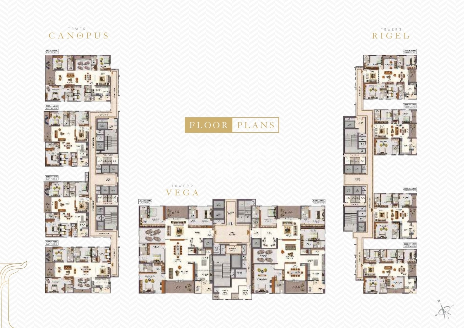 The Trilight in Kokapet, Hyderabad @ 3.04 Cr - Floor Plans, Location ...