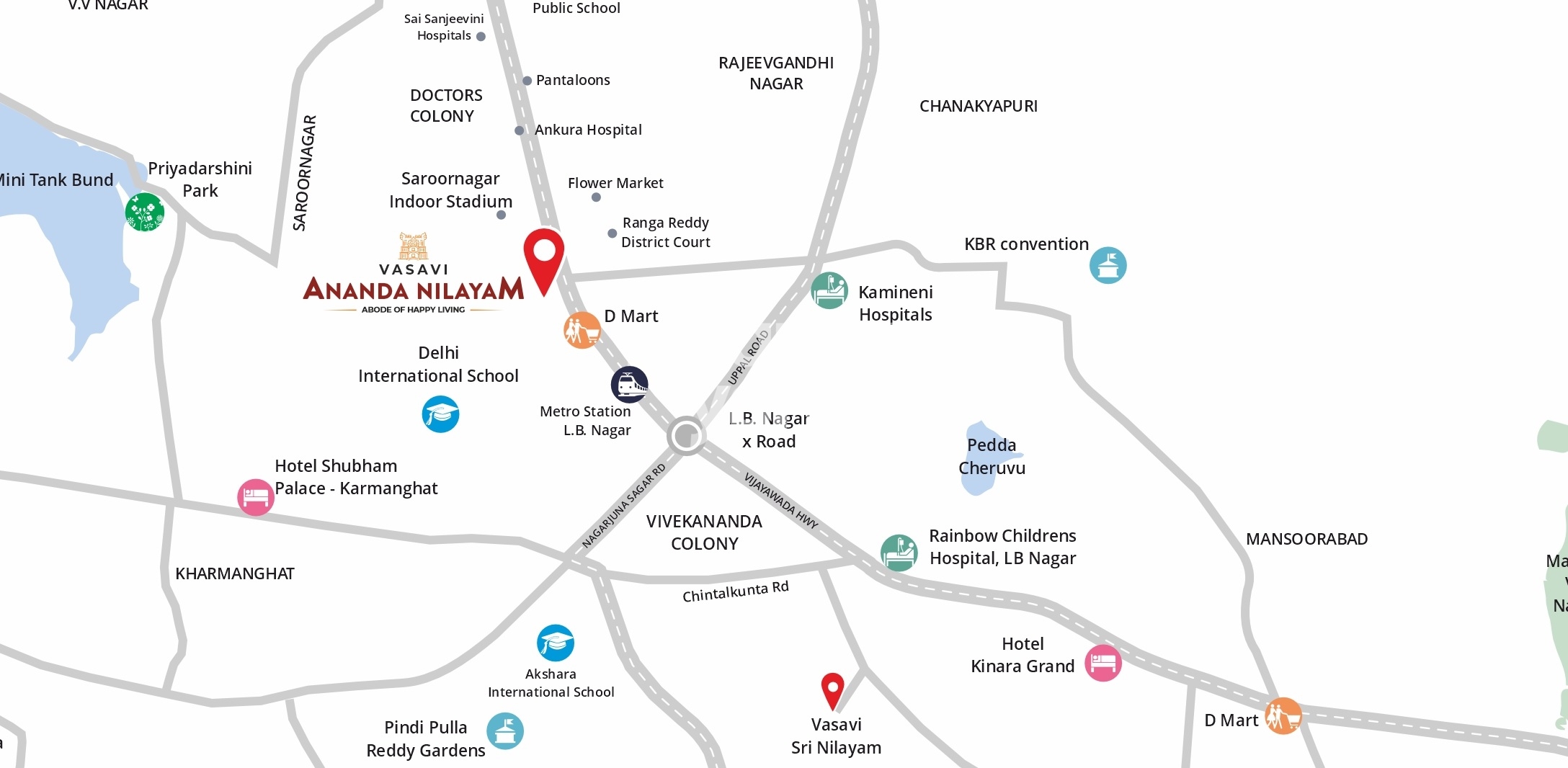 Vasavi Ananda Nilayam in LB Nagar, Hyderabad @ 93.10 Lac - Floor Plans ...