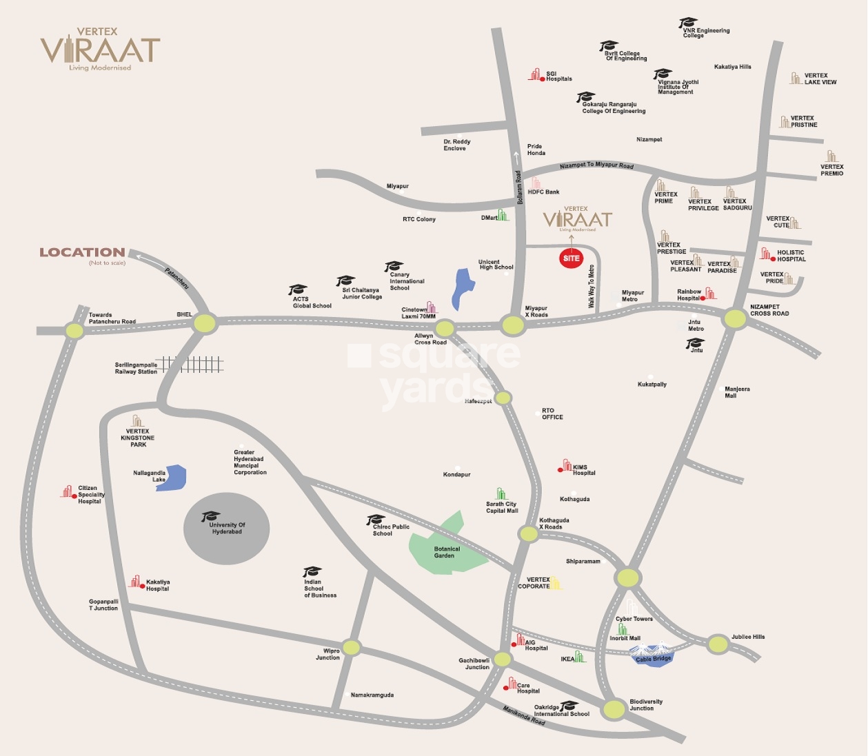 Vertex Viraat Miyapur Hyderabad | Price List, Floor Plan & RERA Details