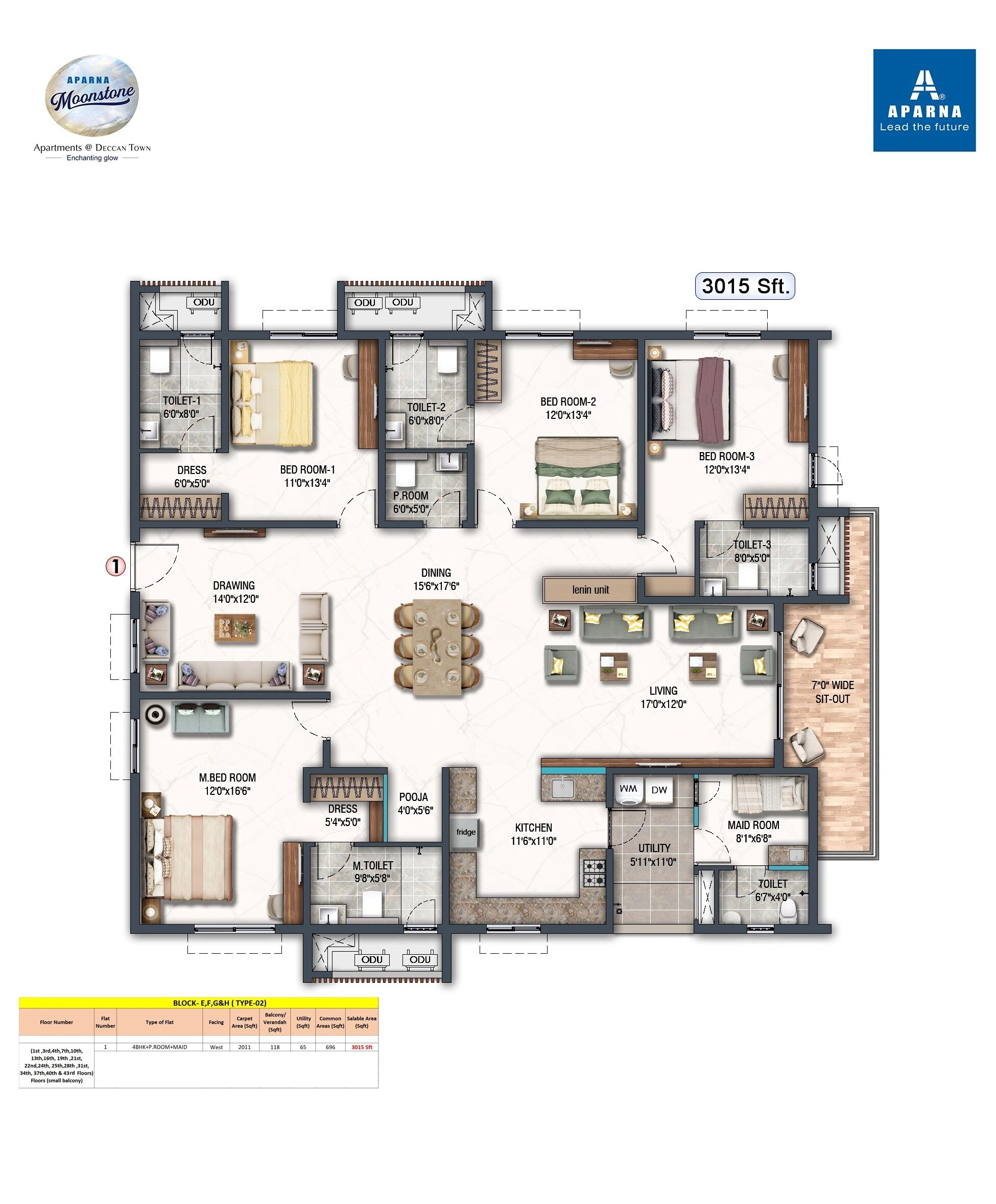 Aparna Moonstone Gopanpally, Hyderabad | Price List, Floor Plan ...