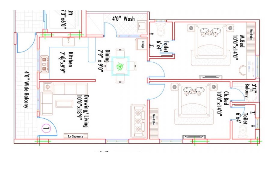 Mahathi Jaswitha Cyber Connect Floor Plans - Kondapur, Hyderabad