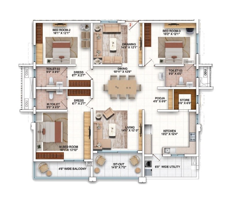 My Home Avali Tellapur, Hyderabad | Price List, Floor Plan, Reveiws ...