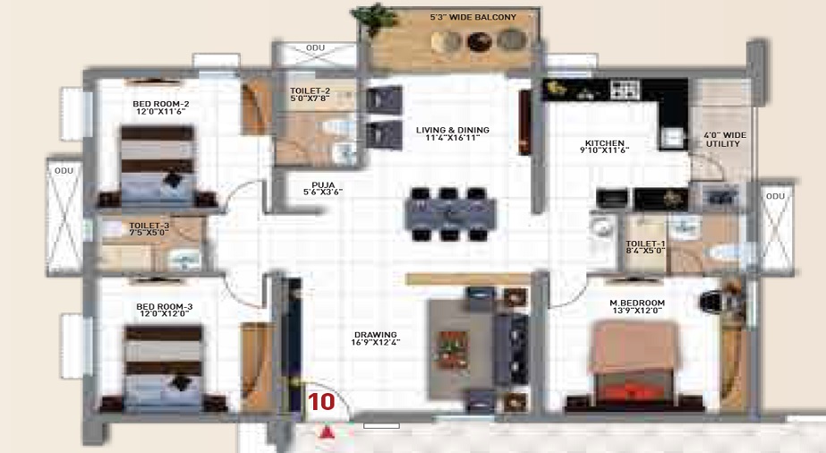 My Home Tridasa in Sangareddy, Hyderabad @ 63.42 Lac | Price List ...