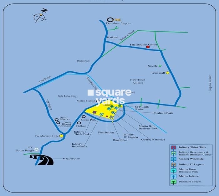 Adventz Infinity in Salt Lake Sector V, Kolkata @ 1.82 Cr - Floor Plans ...