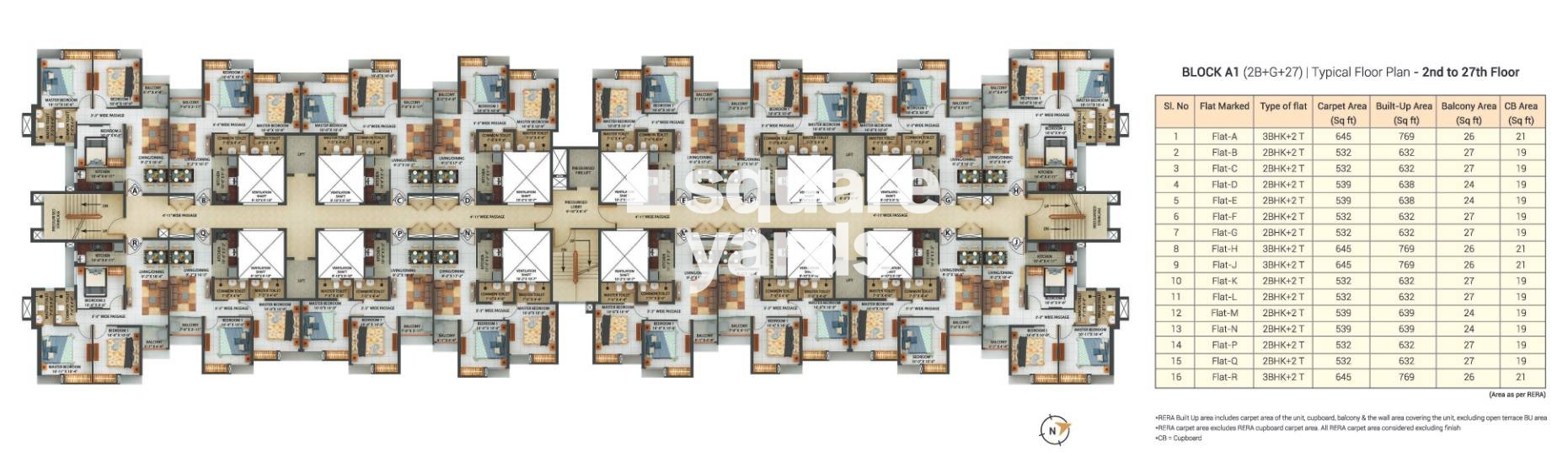 Merlin Rise in Rajarhat, Kolkata @ 45.00 Lac - Floor Plans, Location ...