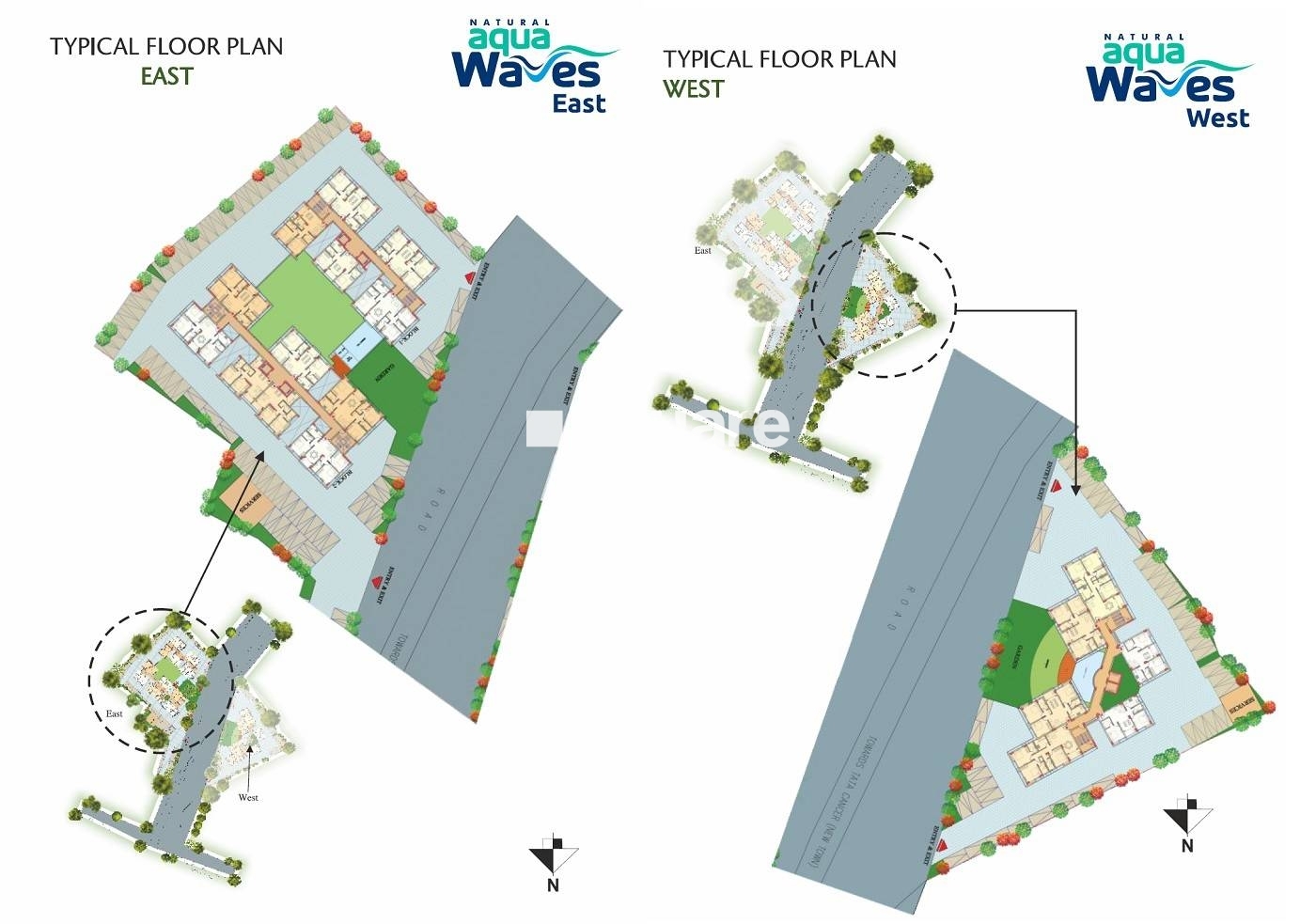 Natural Aqua Waves in New Town, Kolkata @ 64.95 Lac - Floor Plans ...