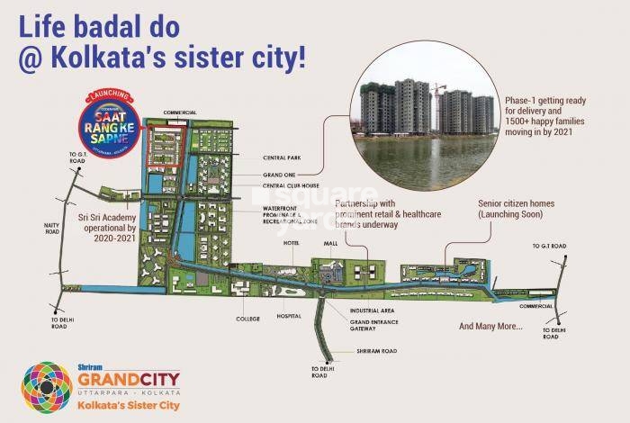 Shriram Sunshine One in Uttarpara Kotrung, Kolkata @ 29.33 Lac - Floor ...