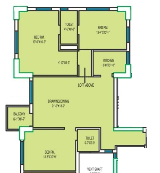 Fort Oasis Floor Plans - Ballygunge, Kolkata