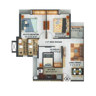 Merlin Rise in Rajarhat, Kolkata @ 50.59 Lac - Floor Plans, Location ...