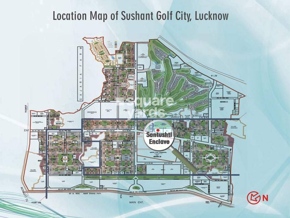Ansal API Santushti Enclave in Sushant Golf City, Lucknow @ 25.44 Lac - Floor Plans, Location ...