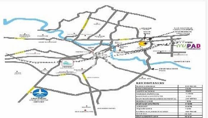DLF Vibhuti Khand in Gomti Nagar, Lucknow @ 52.03 Lac - Floor Plans ...