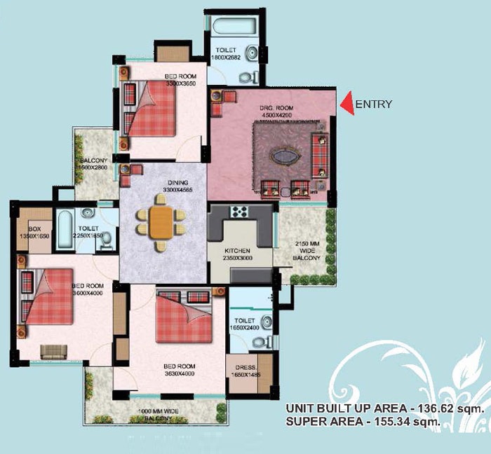 Aravali Enclave Floor Plans - Vrindavan Yojna, Lucknow