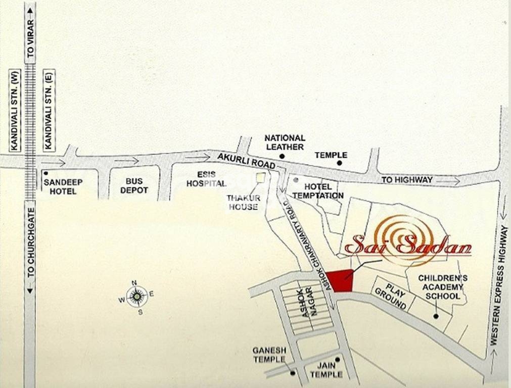 Akshay Sai Sadan in Kandivali East, Mumbai @ Price on Request - Floor ...