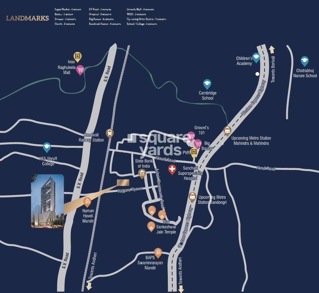 Mahaveer Solitaire Edge In Kandivali East Mumbai 1 08 Cr Floor