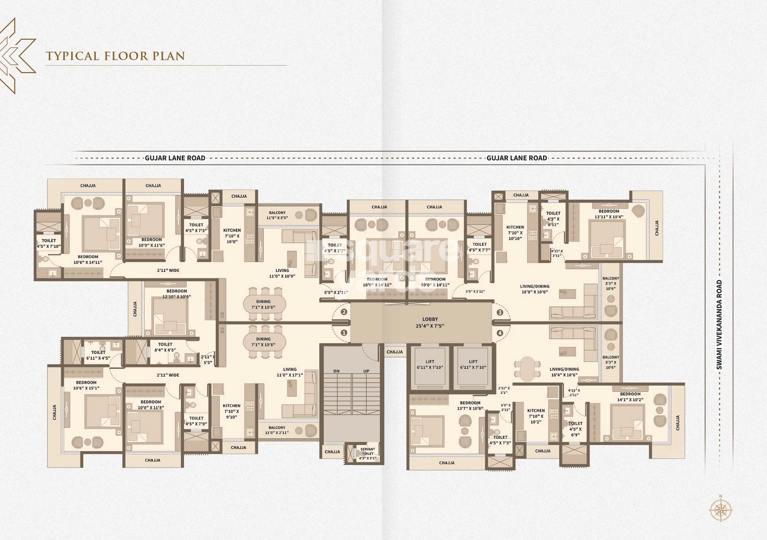 Navkarmik Shiv Laj in Santacruz West, Mumbai @ 4.39 Cr - Floor Plans ...