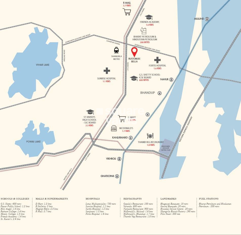 Rustomjee Bella Phase 1 in Bhandup West, Mumbai @ 75.00 Lac - Floor ...