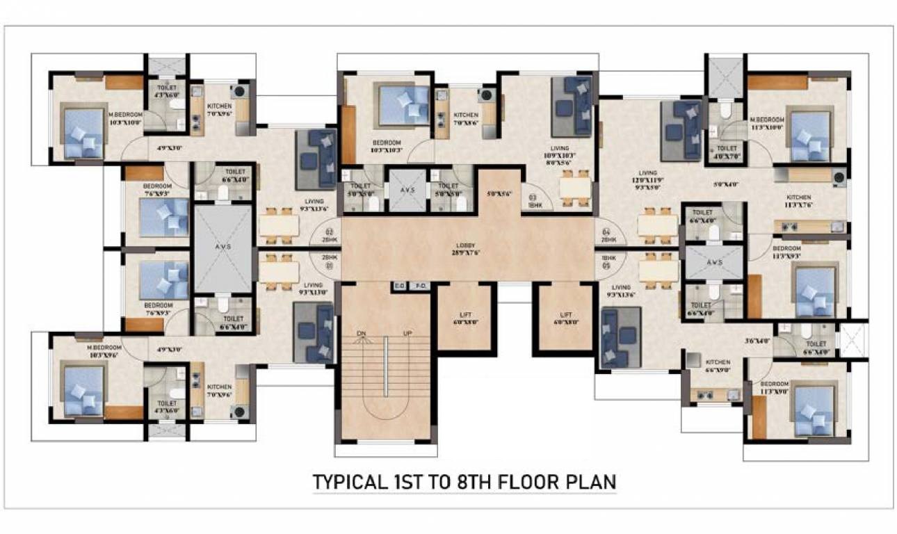 Sainath Om Raja in Bhandup West, Mumbai @ 83.50 Lac - Floor Plans ...