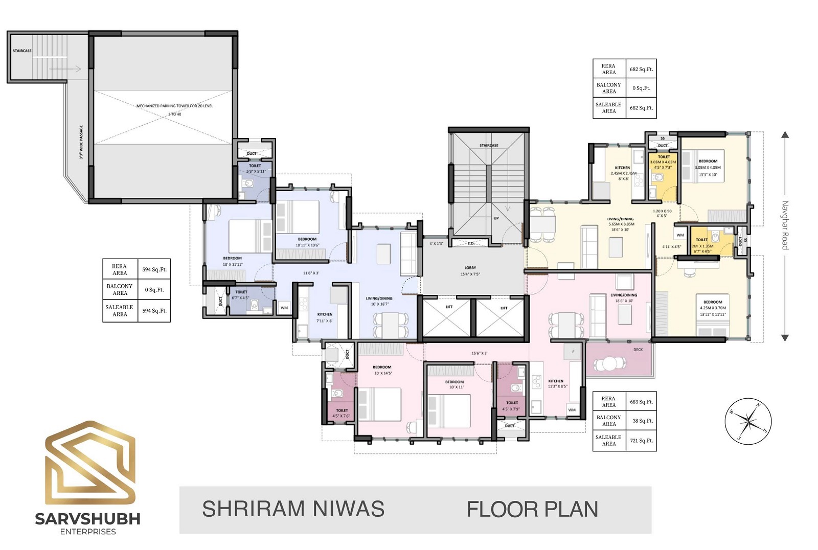 Sarvshubh Shriram Niwas in Mulund East, Mumbai @ 1.59 Cr - Floor Plans ...