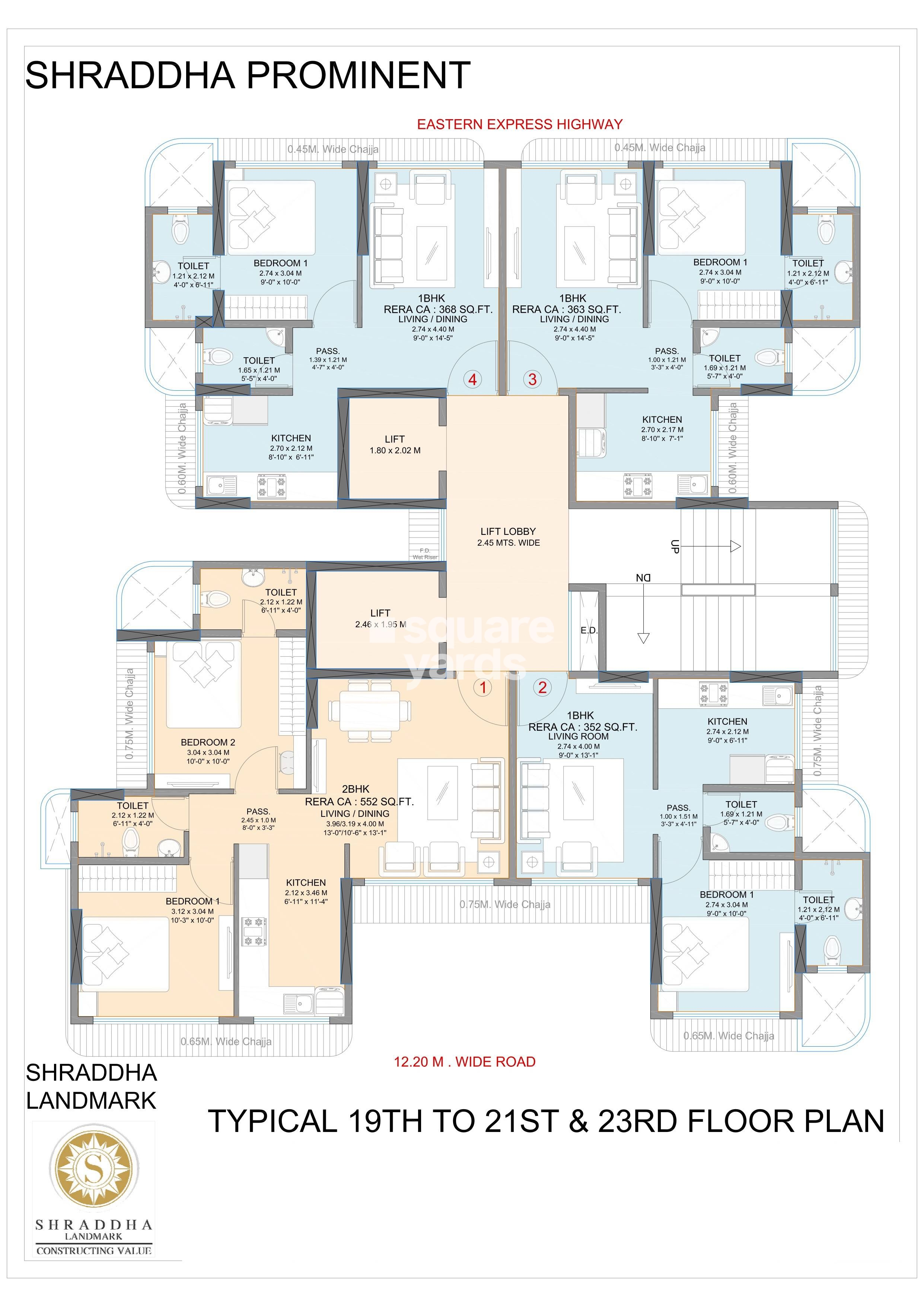 Shraddha Prominent Kannamwar Nagar, Mumbai - Price List, Project Info & Highlights