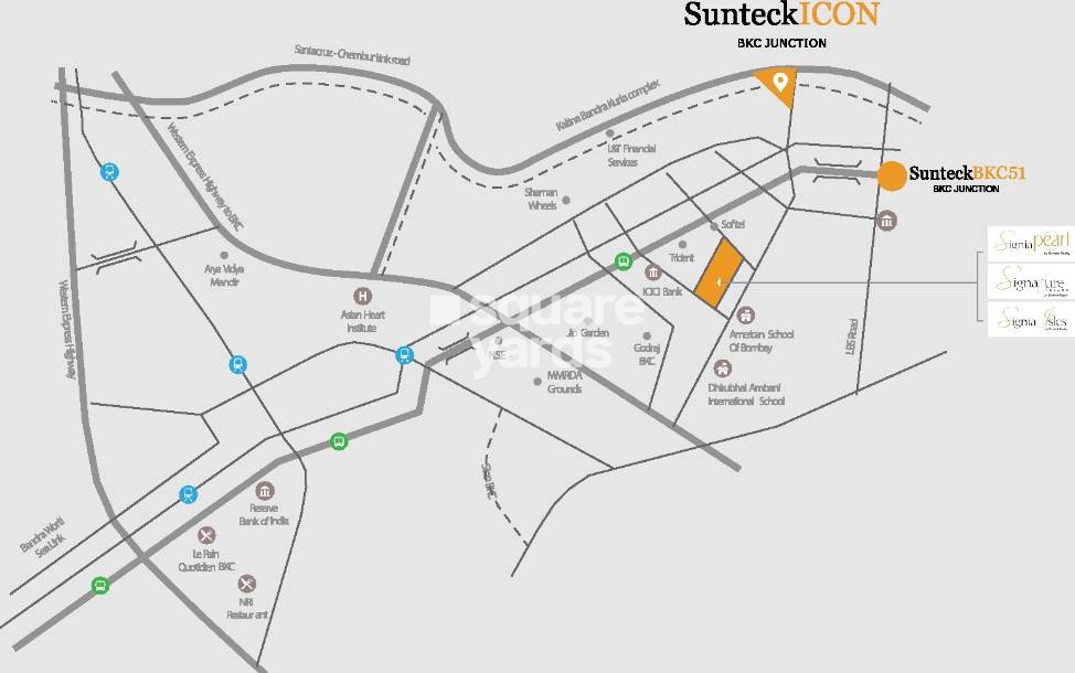 Sunteck Icon Bandra Kurla Complex, Mumbai - Price List, Project Info ...
