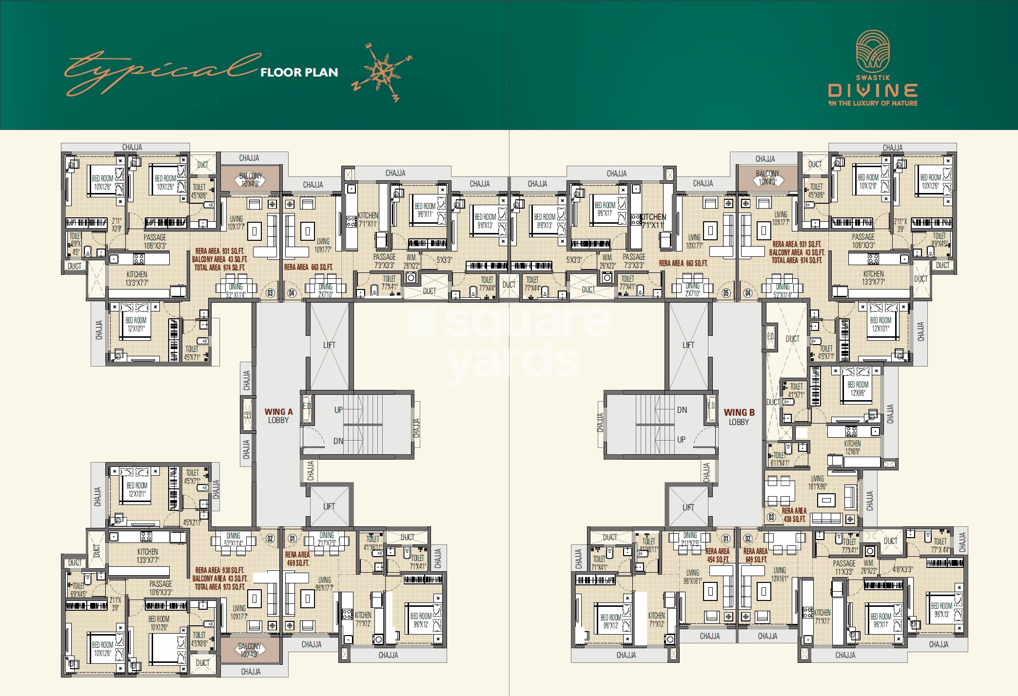 Swastik Divine Mulund in Mulund East, Mumbai @ 1.25 Cr - Floor Plans ...