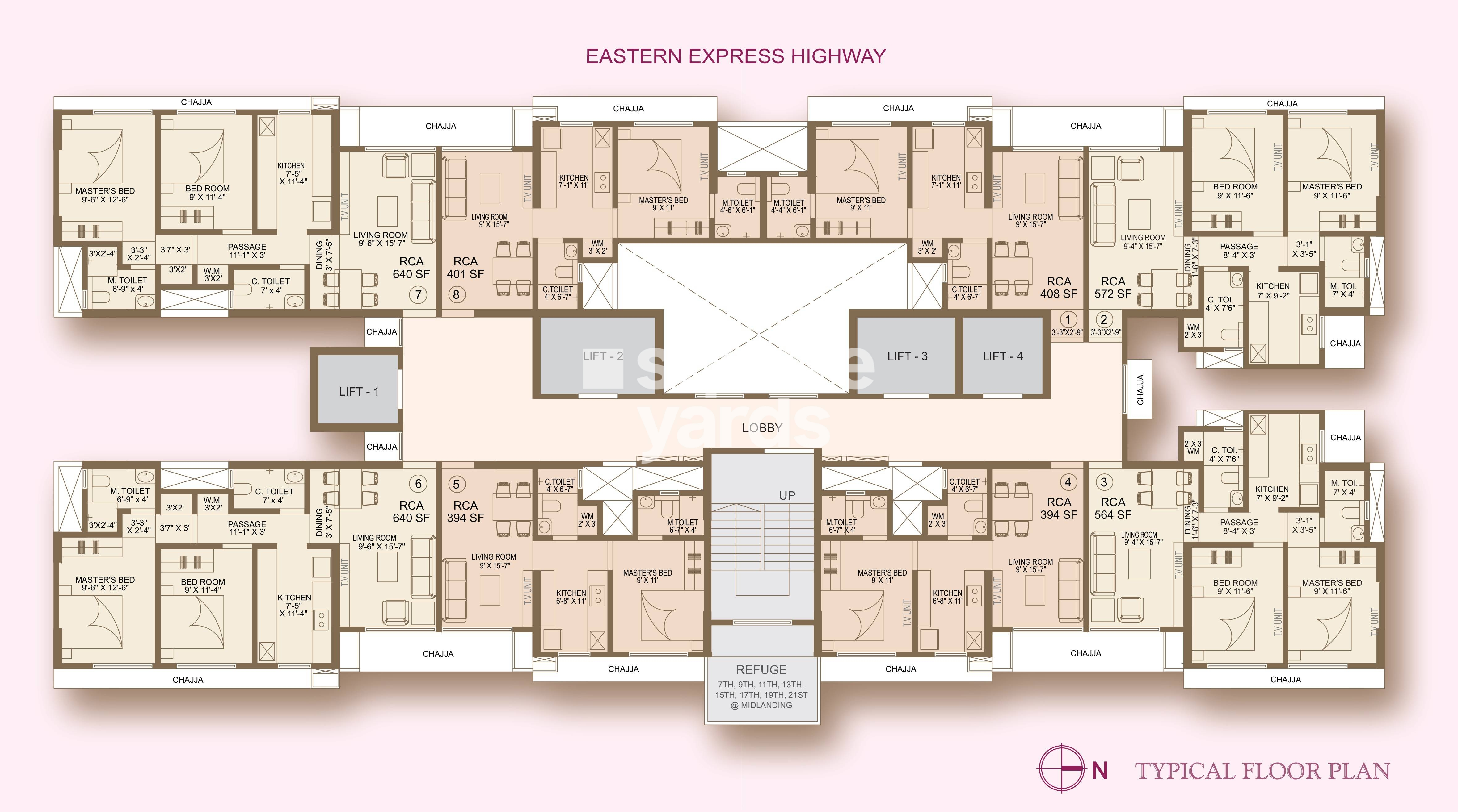 Swastik Tulip in Vikhroli East, Mumbai @ 76.80 Lac - Floor Plans ...