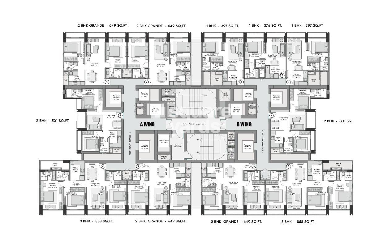 Transcon Triumph Tower in Andheri West, Mumbai @ 78.00 Lac - Floor ...