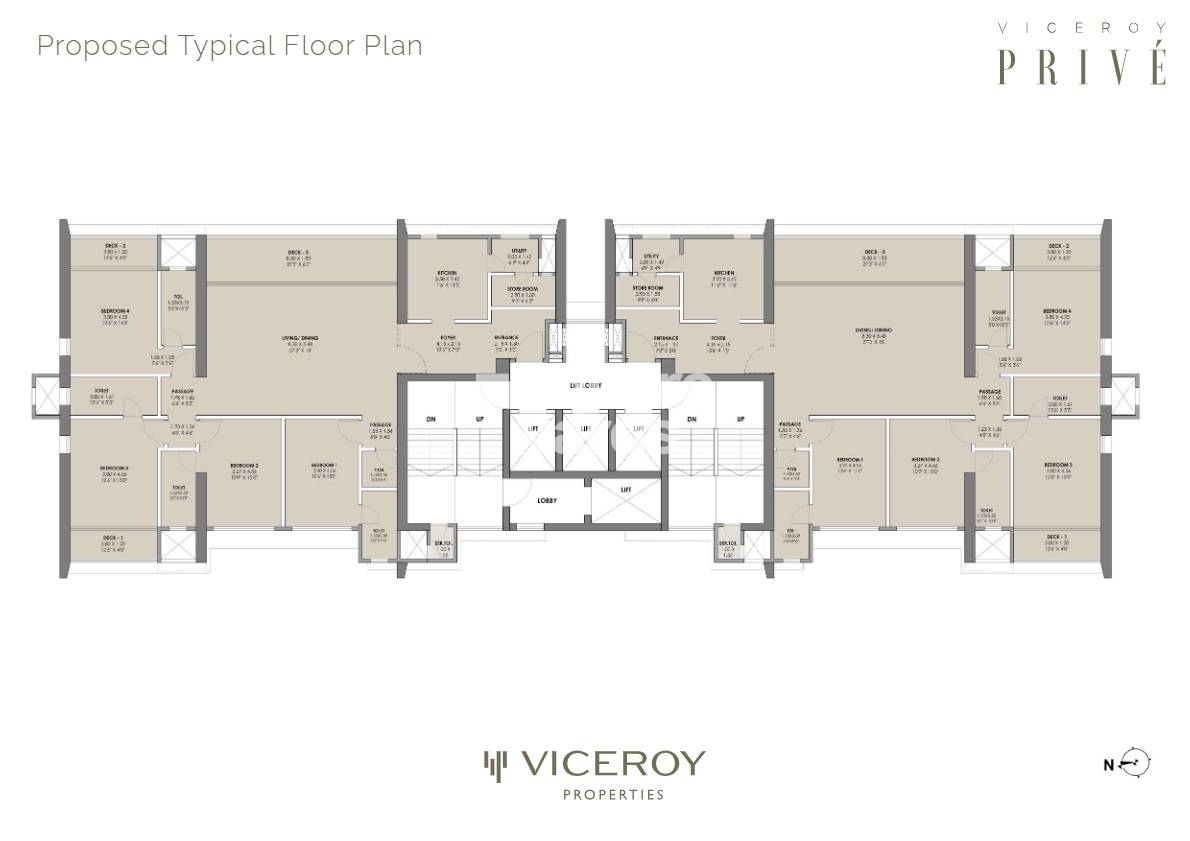 Viceroy Prive in Kandivali East, Mumbai @ 7.40 Cr - Floor Plans ...