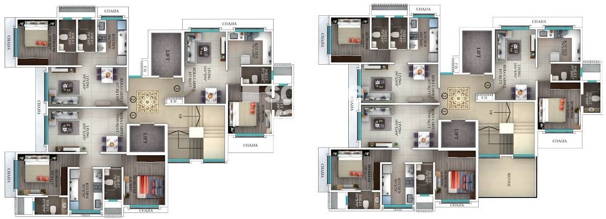 VS Royale 22 in Vikhroli East, Mumbai @ 91.00 Lac - Floor Plans ...