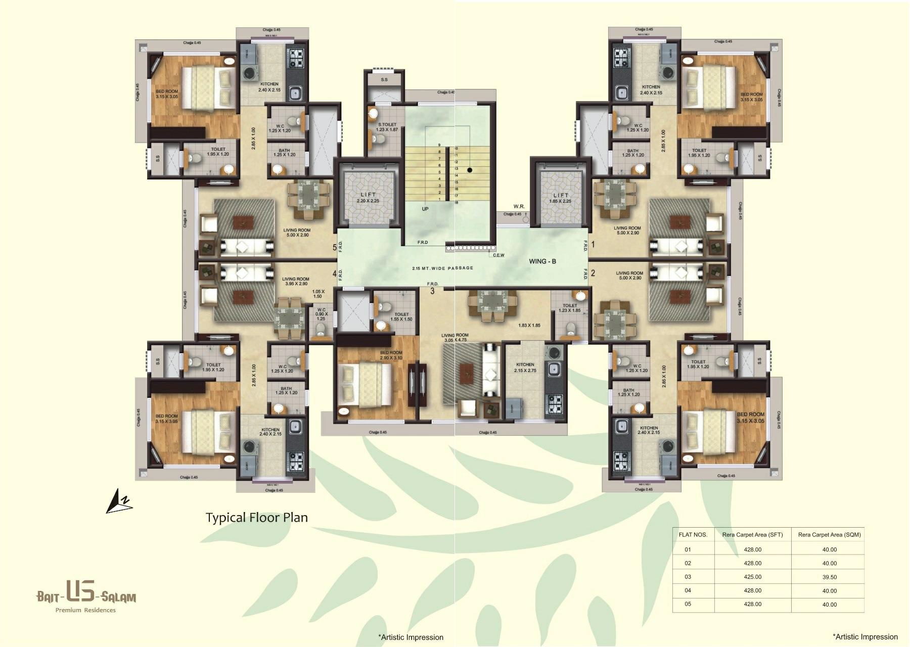 YH Bait US Salam Agripada Mumbai | Price List, Floor Plan & RERA Details