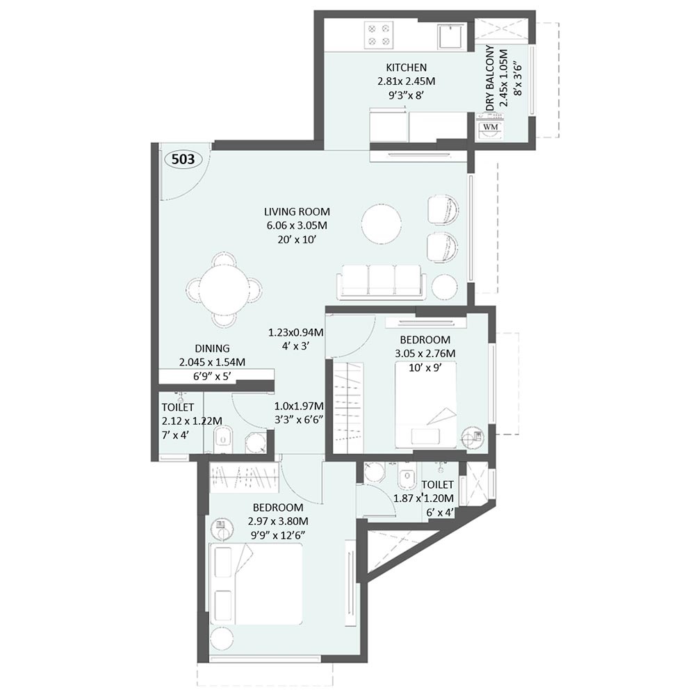 153 Skye Floor Plans - Matunga West, Mumbai