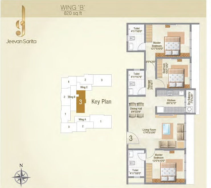 Arkade Jeevan Sarita Floor Plans - Vile Parle East, Mumbai