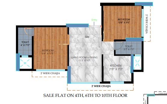 Chaitanya Nishigandh Floor Plans - Dadar West, Mumbai